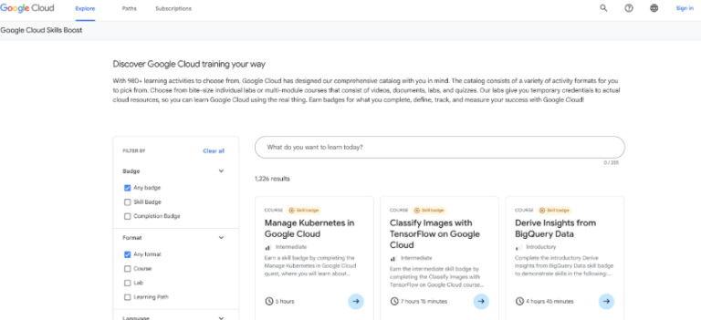 Google Cloud Skill Boost | Universidad La Salle Laguna
